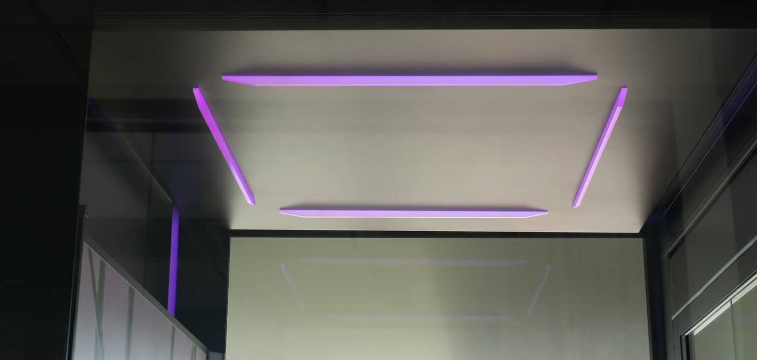 A residential lift with touch display and ArtWall - SWIFT Pro