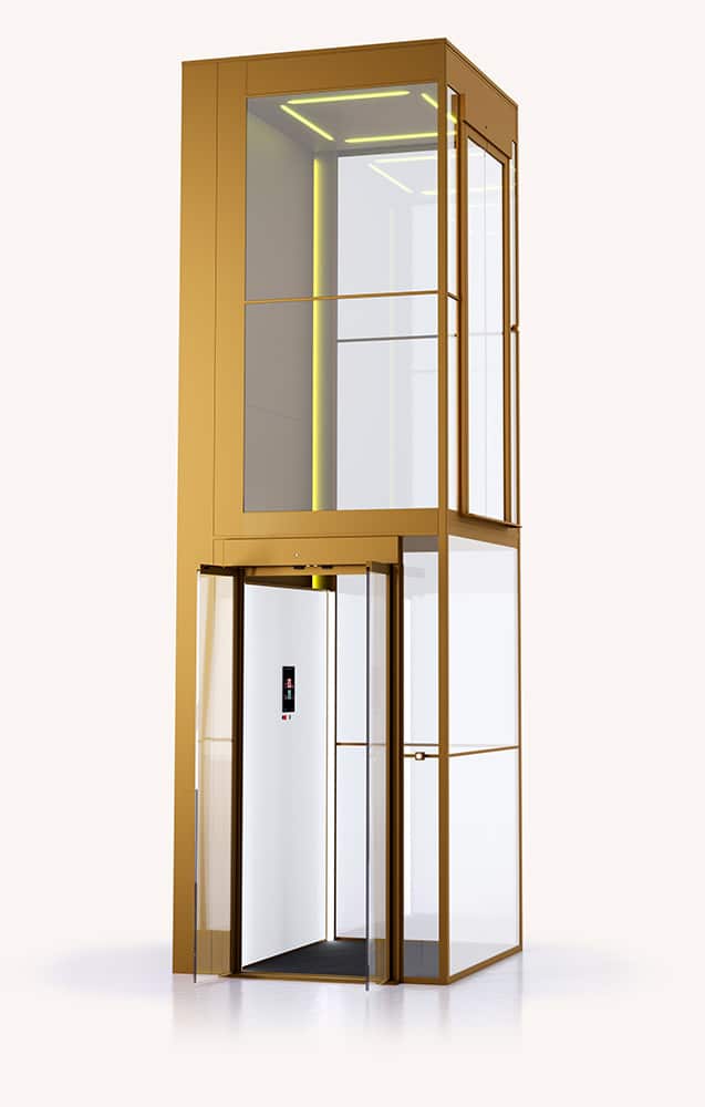 A residential lift with touch display and ArtWall - SWIFT Pro