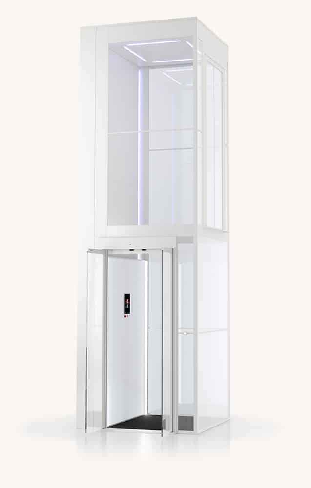 A residential lift with touch display and ArtWall - SWIFT Pro