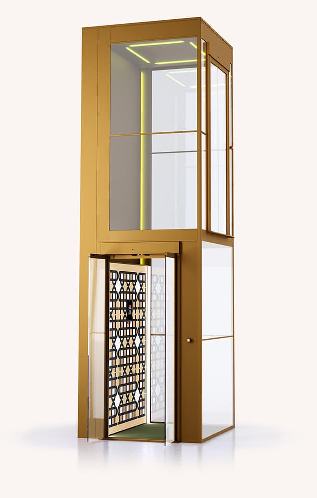 A residential lift with touch display and ArtWall - SWIFT Pro