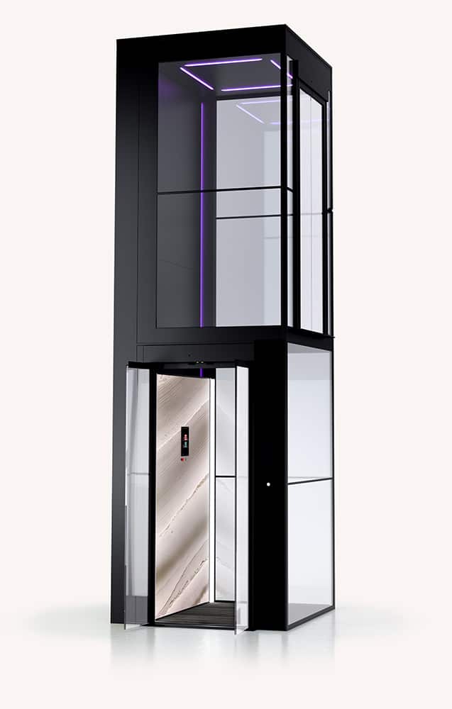 A residential lift with touch display and ArtWall - SWIFT Pro